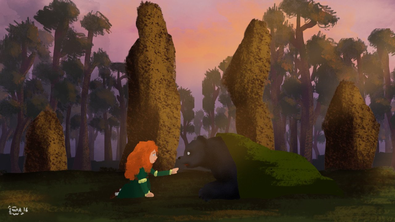 Brave Bear Wallpaper