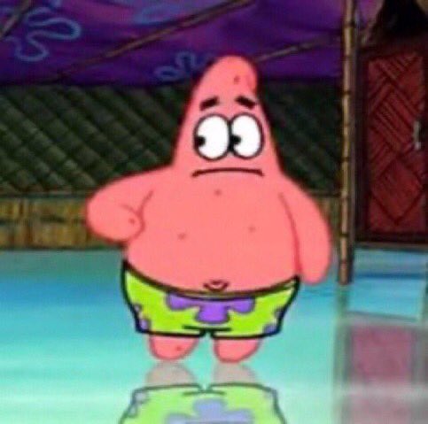 Patrick Star Reaction Faces