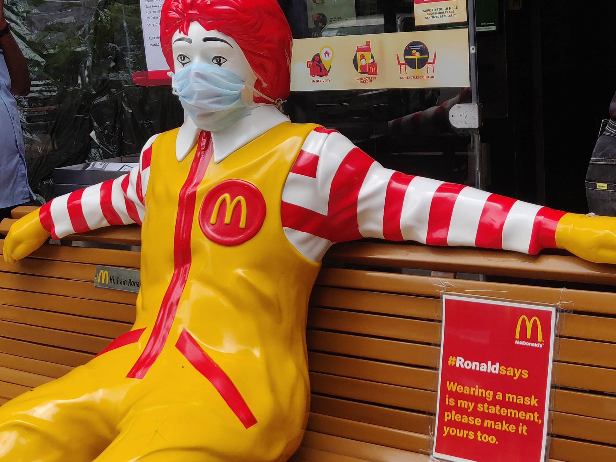 Ronald Mcdonald Mask
