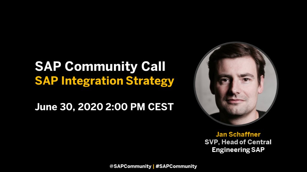 Join Jan Shaffner, Head of Central Engineering at SAP, for the latest ...