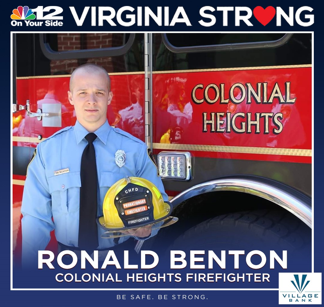 VIRGINIA STRONG Ronald Benton duty Colonial Heights firefighter ...
