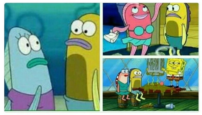 Spongebob Fish With Boner In