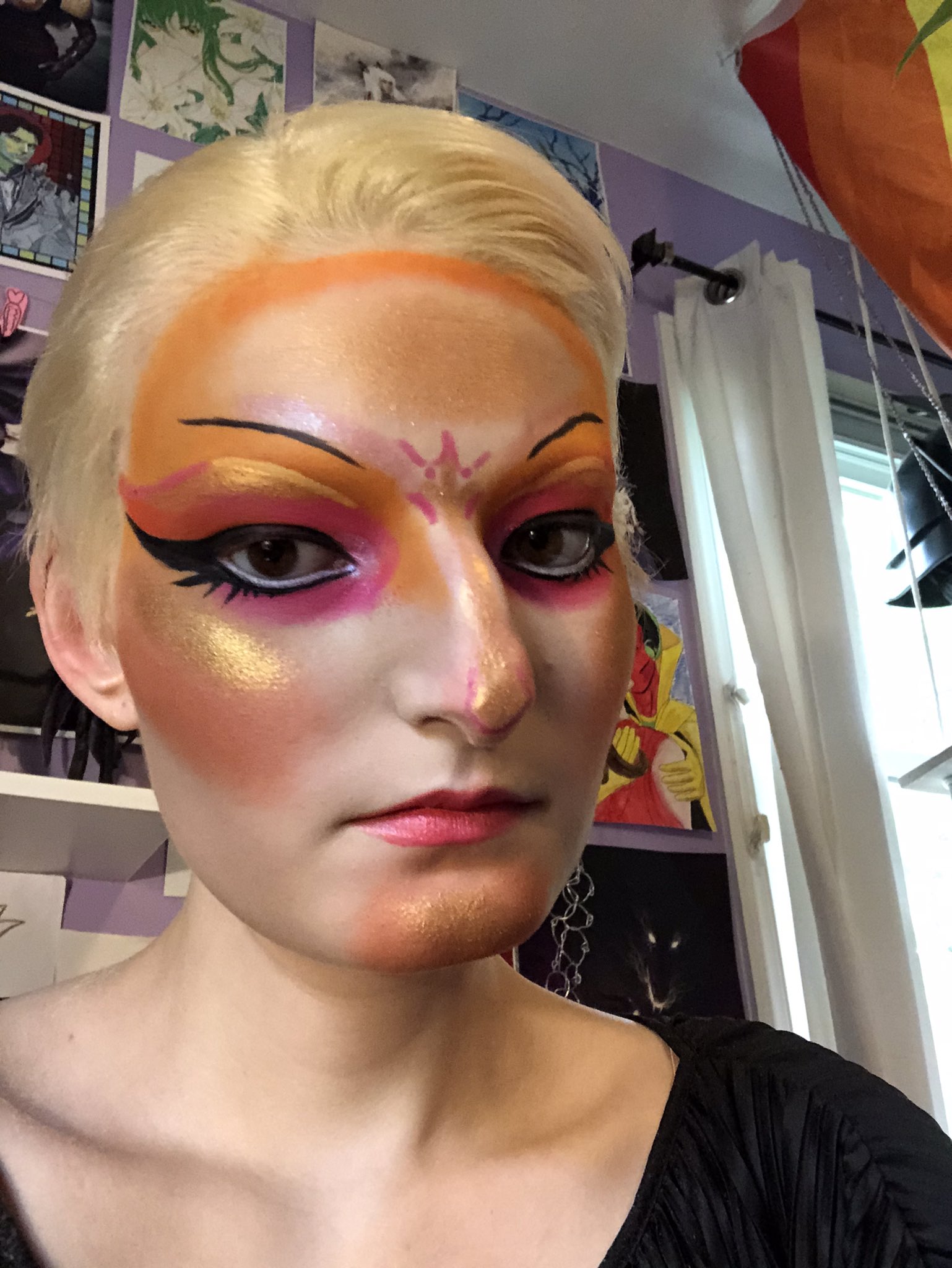 Fire Nymph Makeup