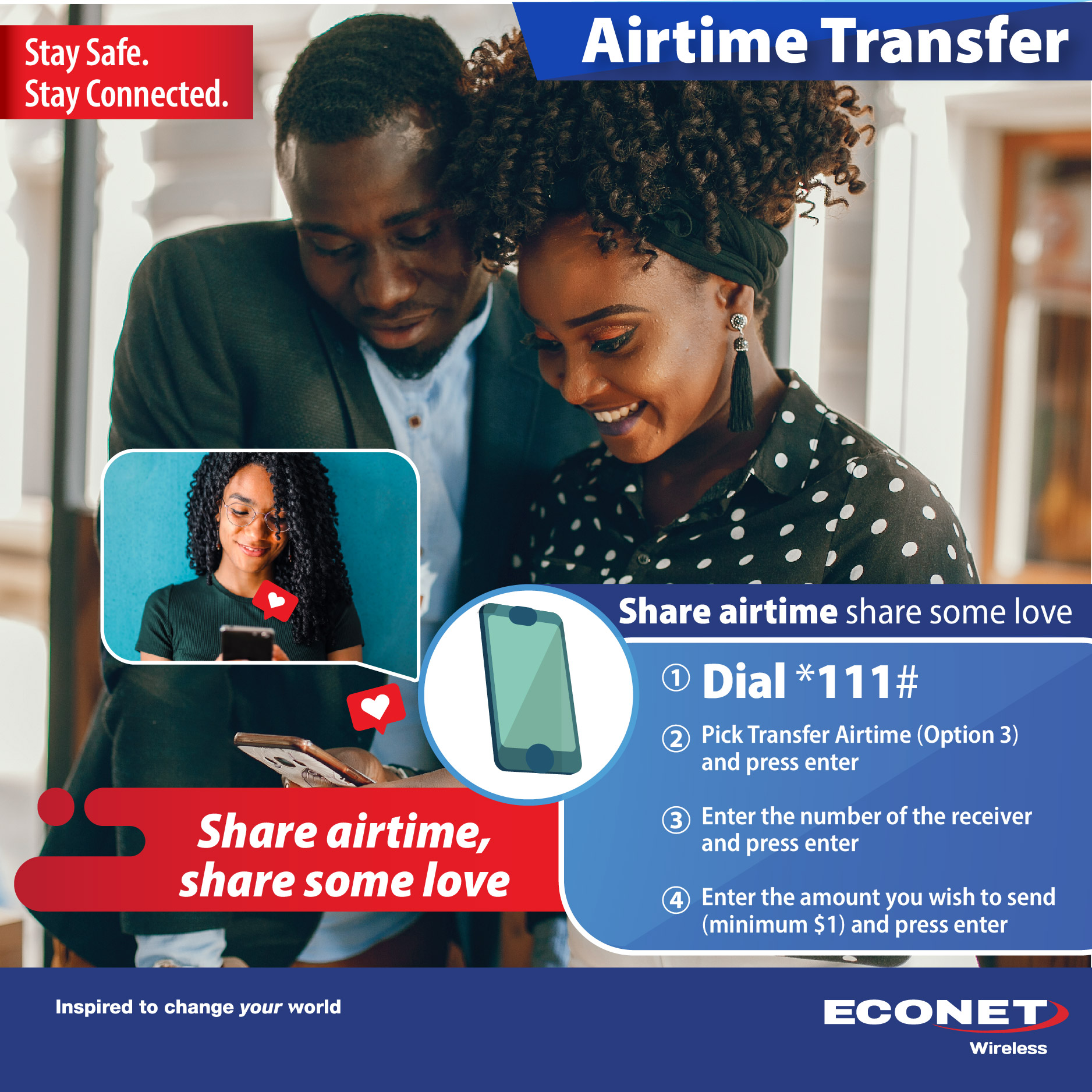 Econet Wireless On Twitter Share Airtime Share Some Love Transfer