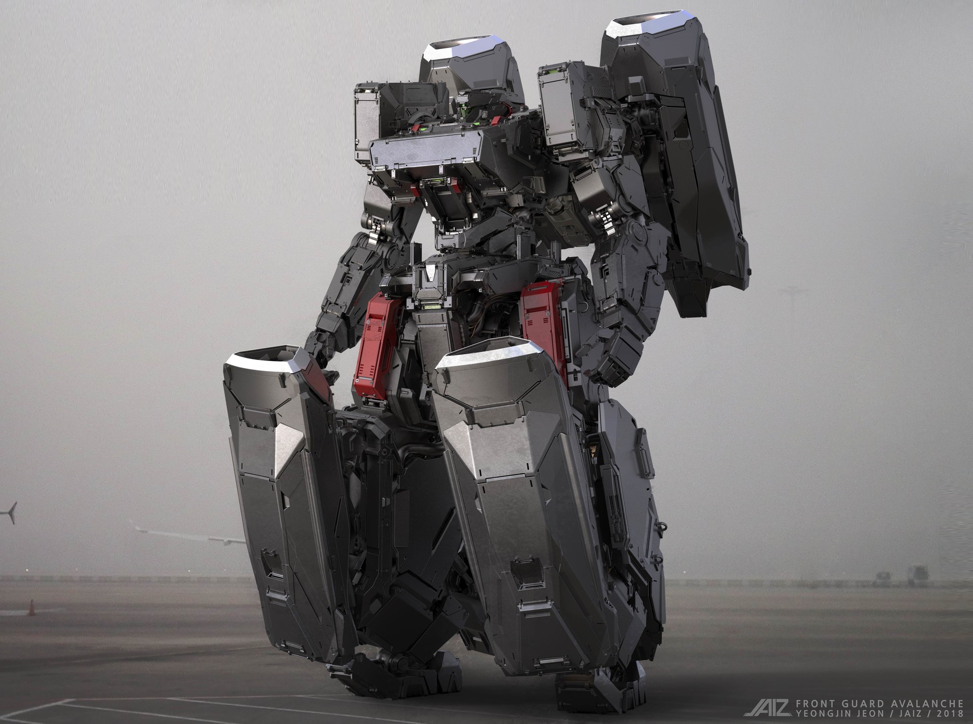 𝗘𝗦𝗣𝗘𝗥 on Twitter: "Avalanche Mech by YeongJin Jeon. https://t.co/69UXY7SKQM ⚠️ #Art #Mech #Mecha ...