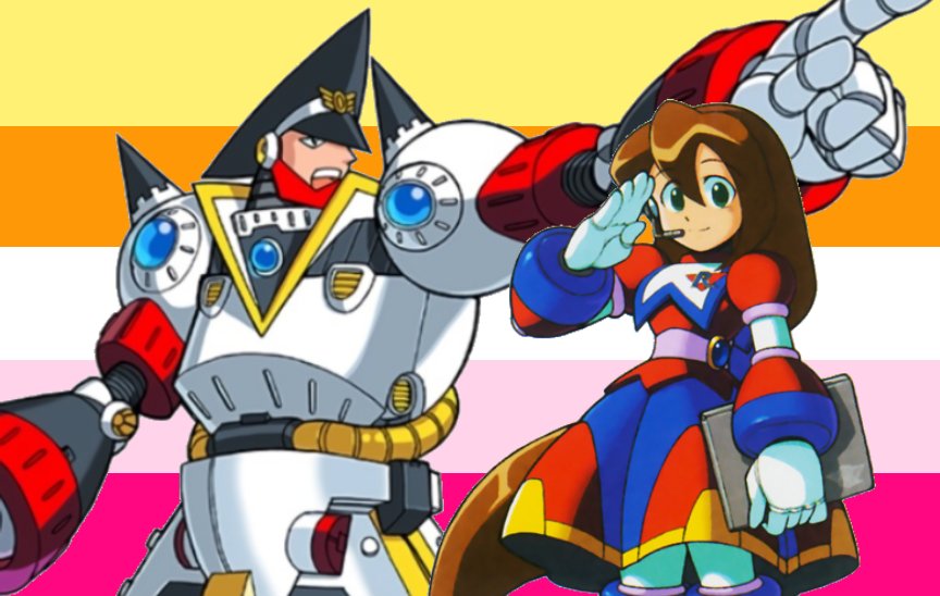 Megaman X Iris And Colonel