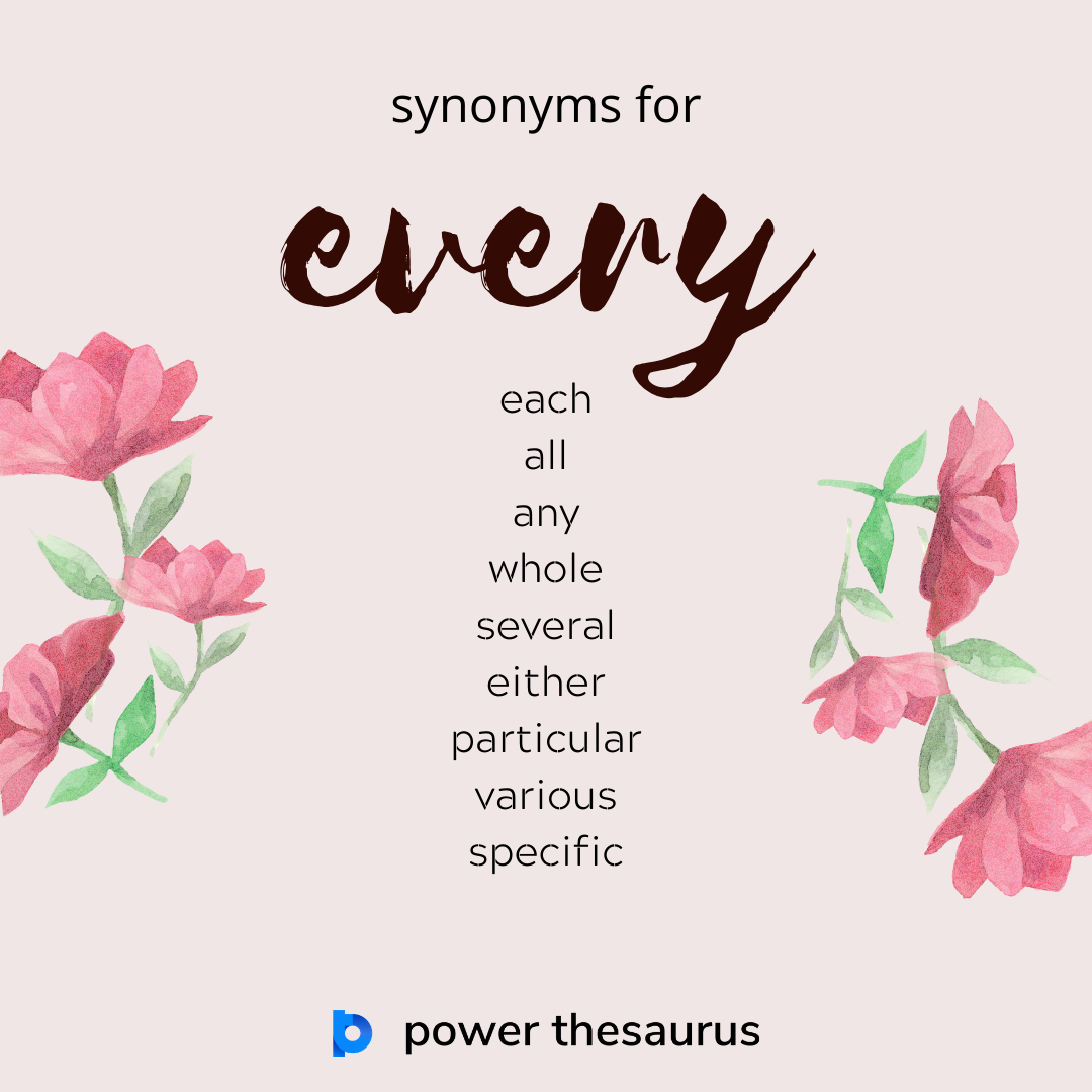 Synonym For Each Other
