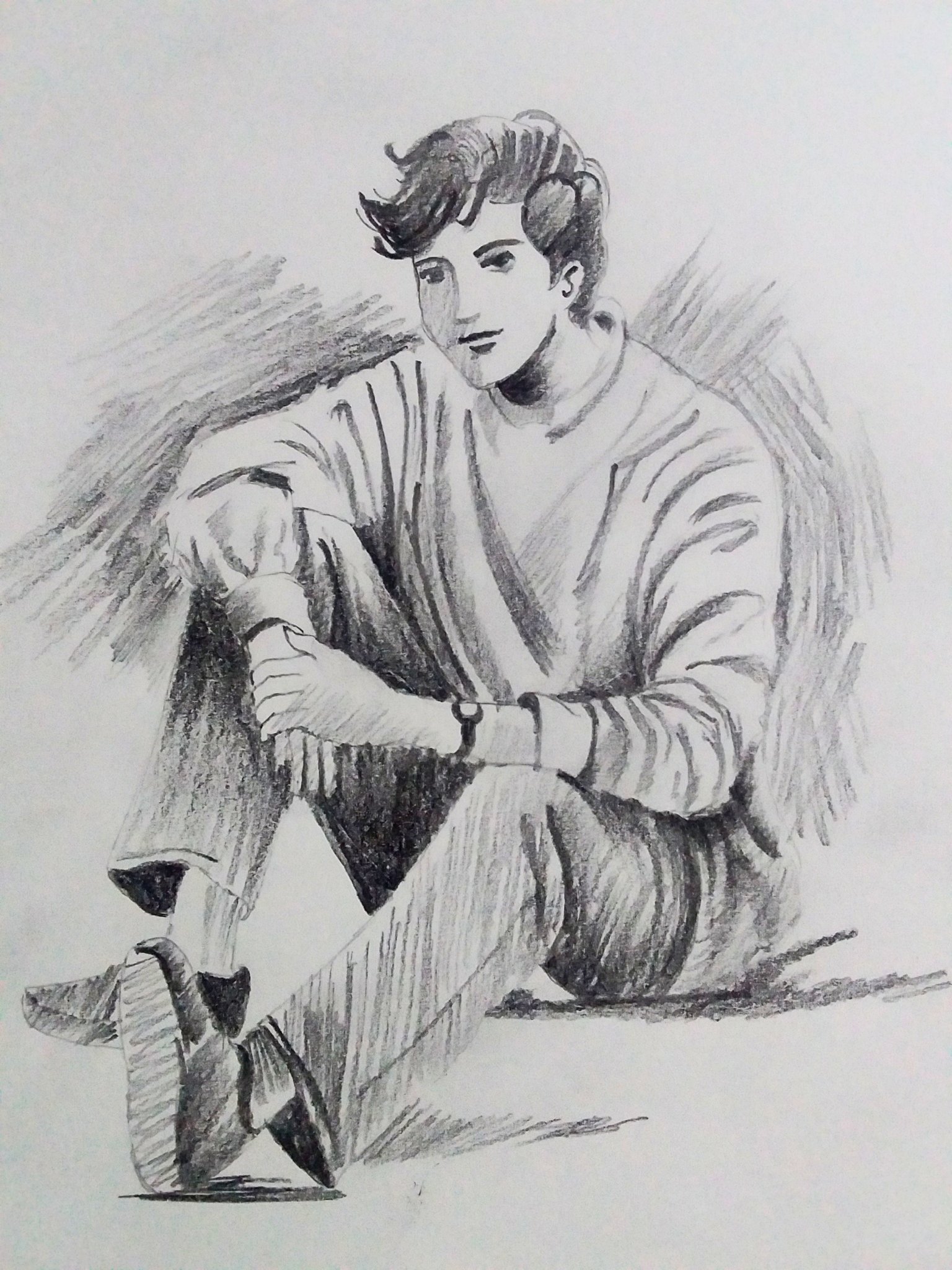 Human Sketches With Pencil