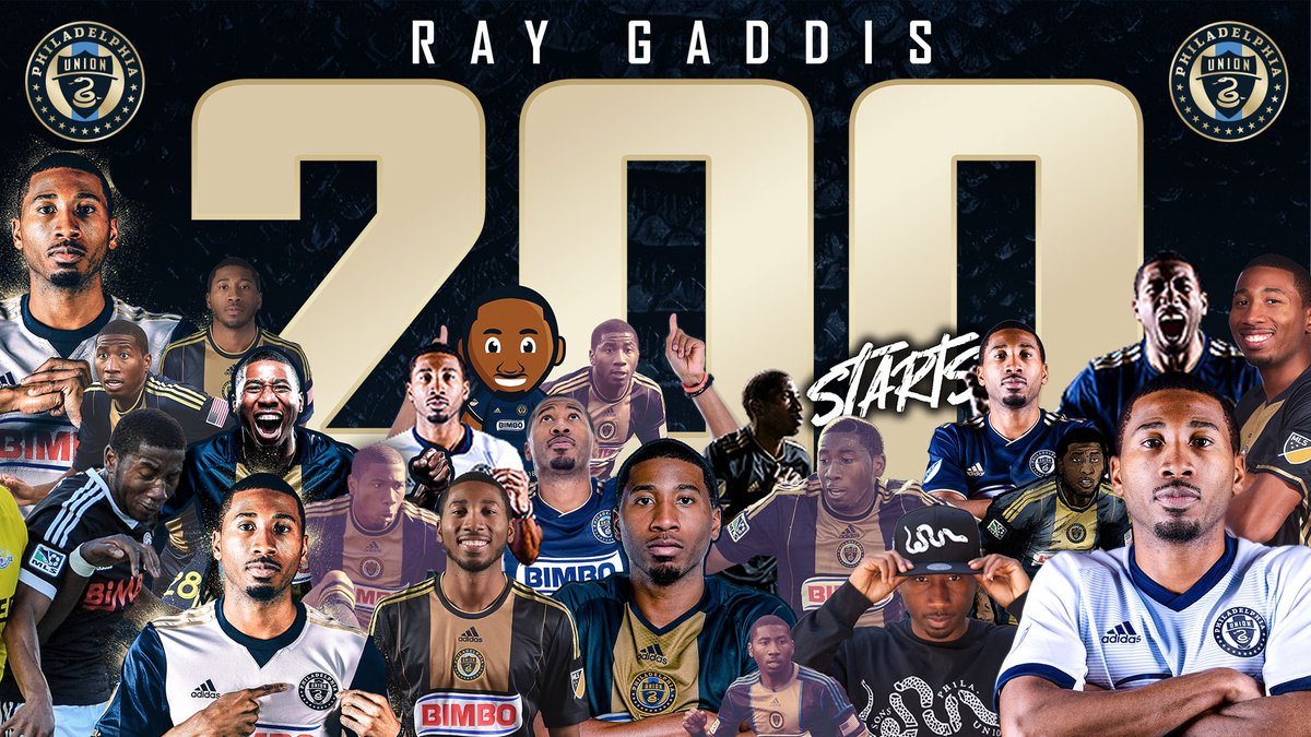 Last night was MLS start number 200 for Ray Gaddis! : r/PhillyUnion
