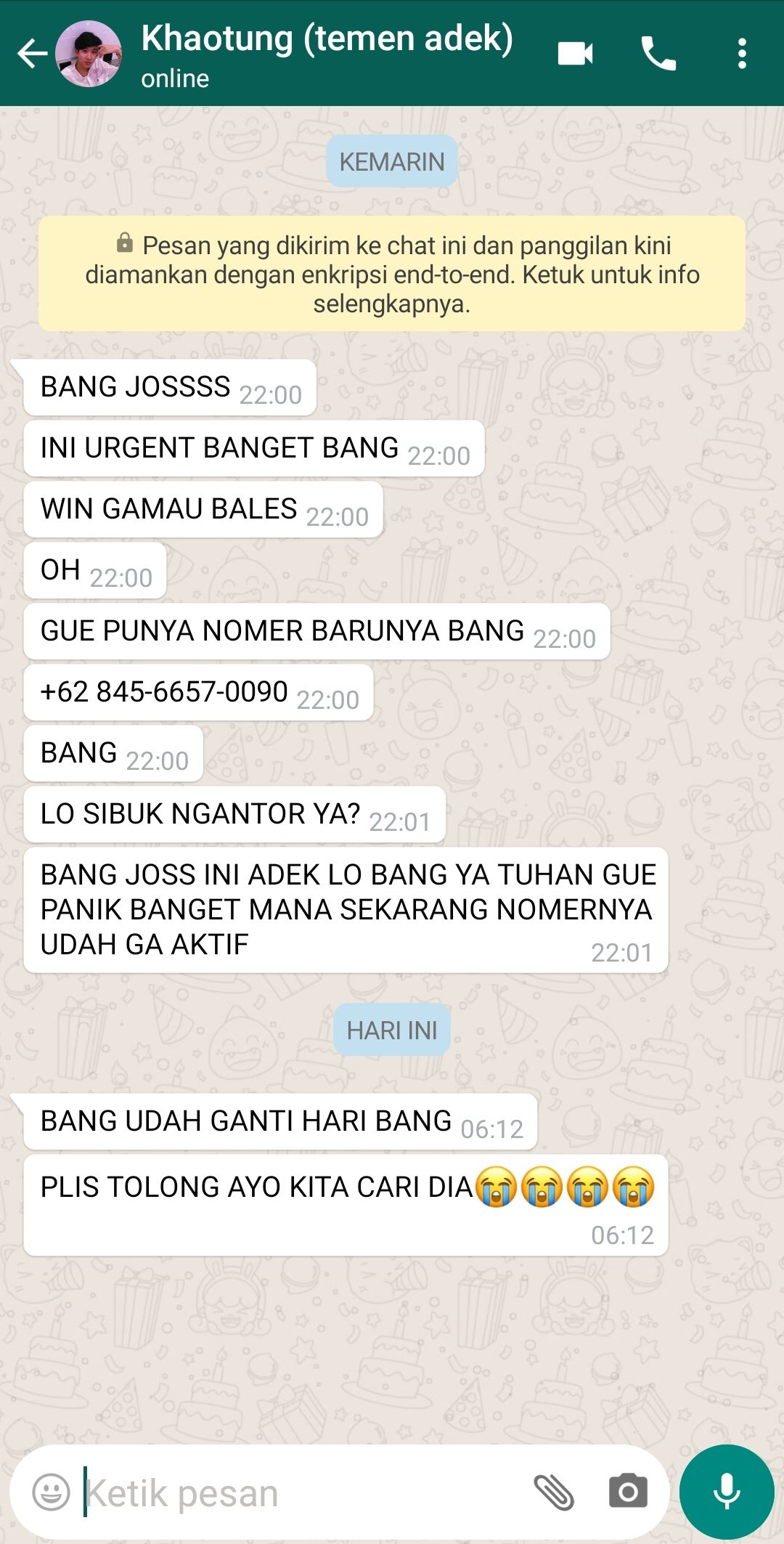 inn. on Twitter: "256. unkown number: i love you bayi gede https://t.co/KUS3P5LvsP" / Twitter