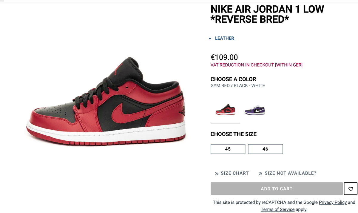 Buy > nike aj size chart > in stock