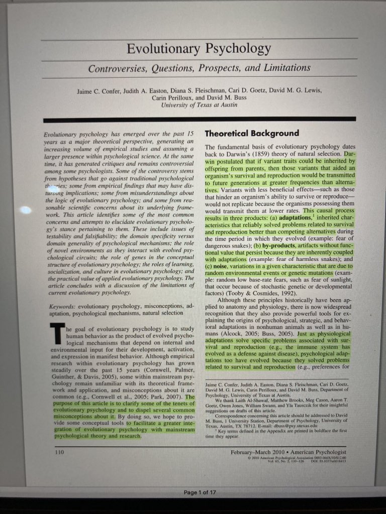 Devin Teichrow on Twitter: "Great paper from 2010 by Jamie Confer, @JudyEaston, @sentientist ...