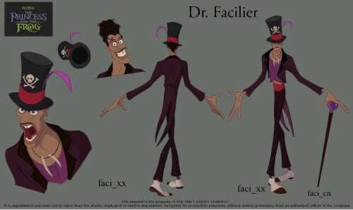 Princess And The Frog Character Design