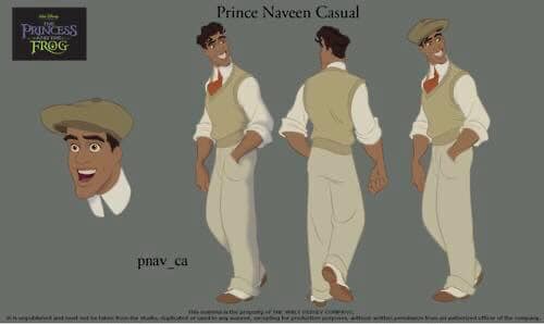 Princess And The Frog Character Design