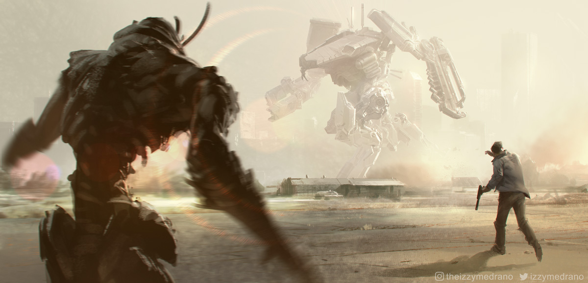 District 9 Mech Concept Art