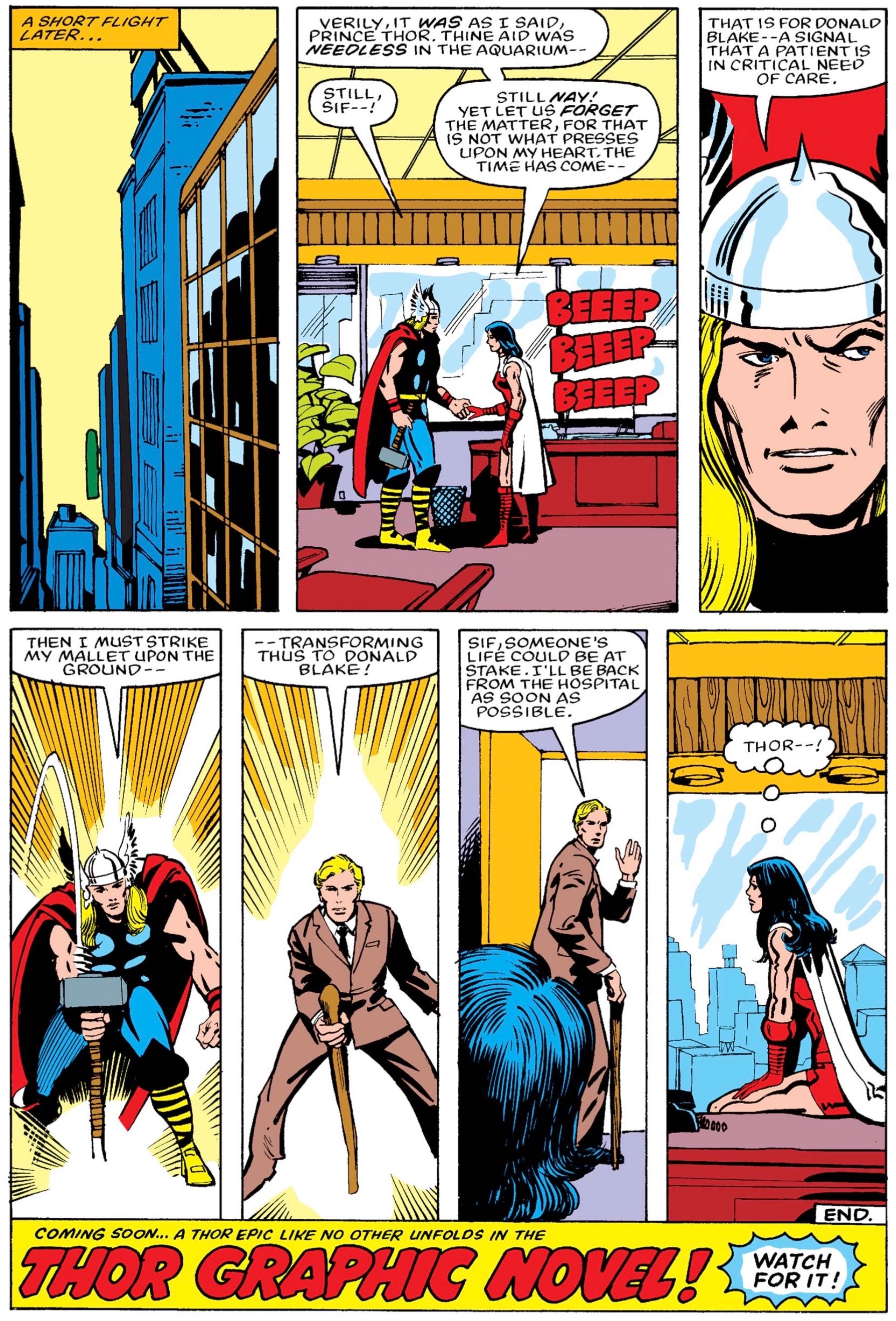 Sif Thor Comic