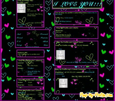 I Love U Pictures For Myspace