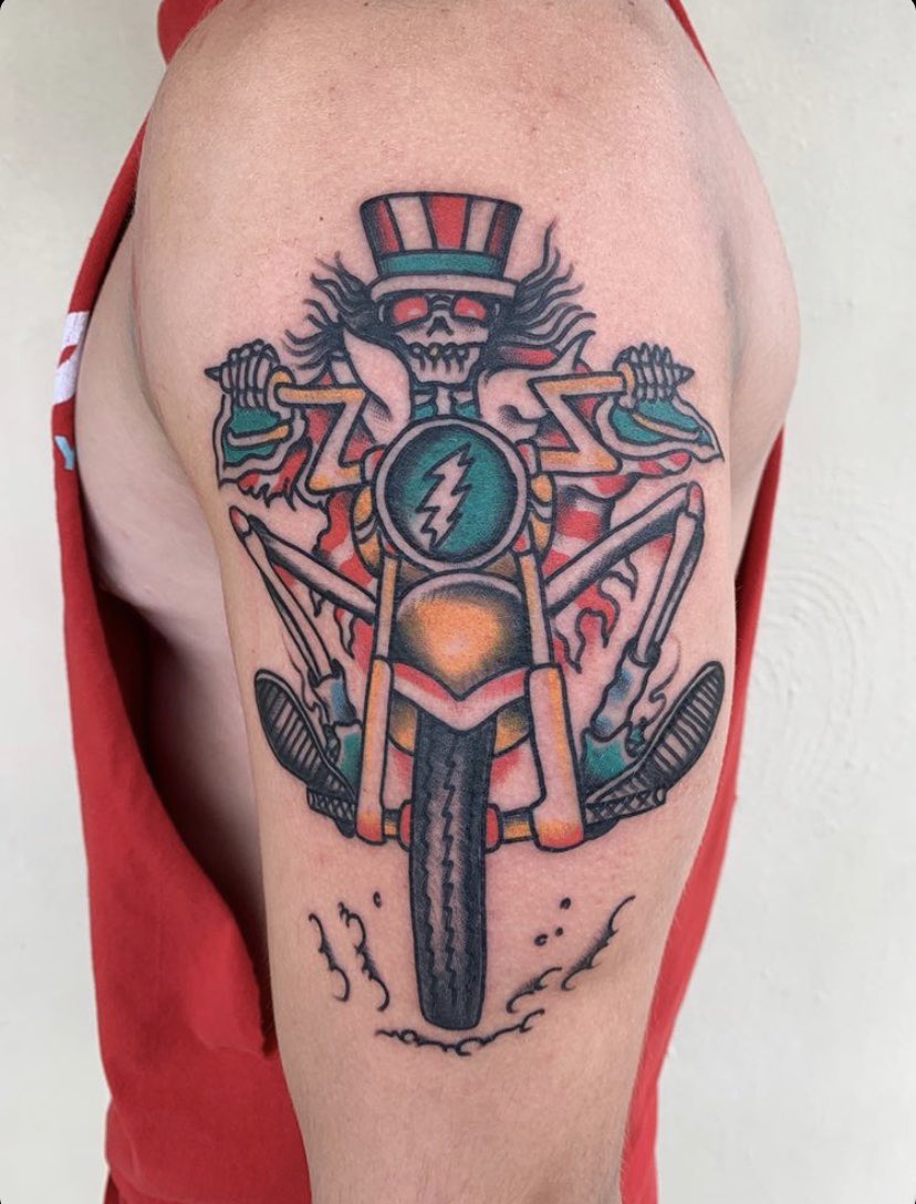 Uncle Sam Skeleton Tattoo