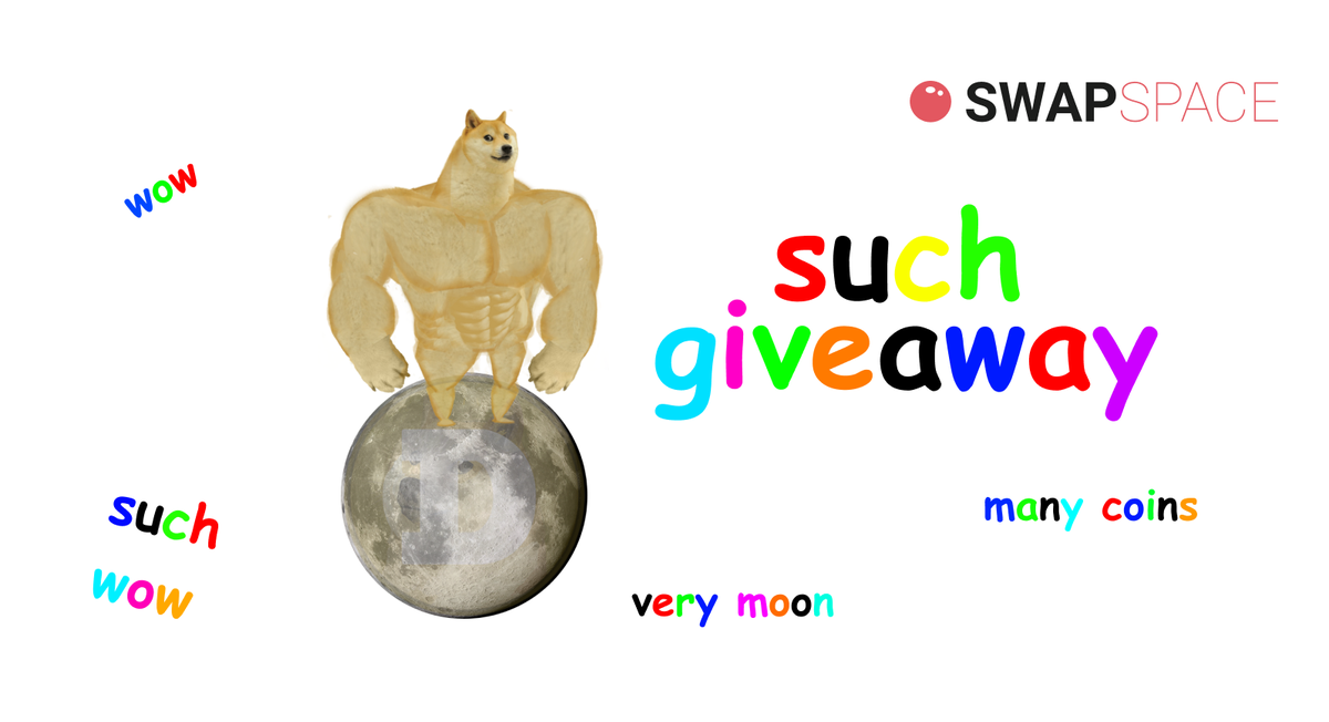 Wow! Such $DOGE giveaway! Very easy to participate, such a great prize ...