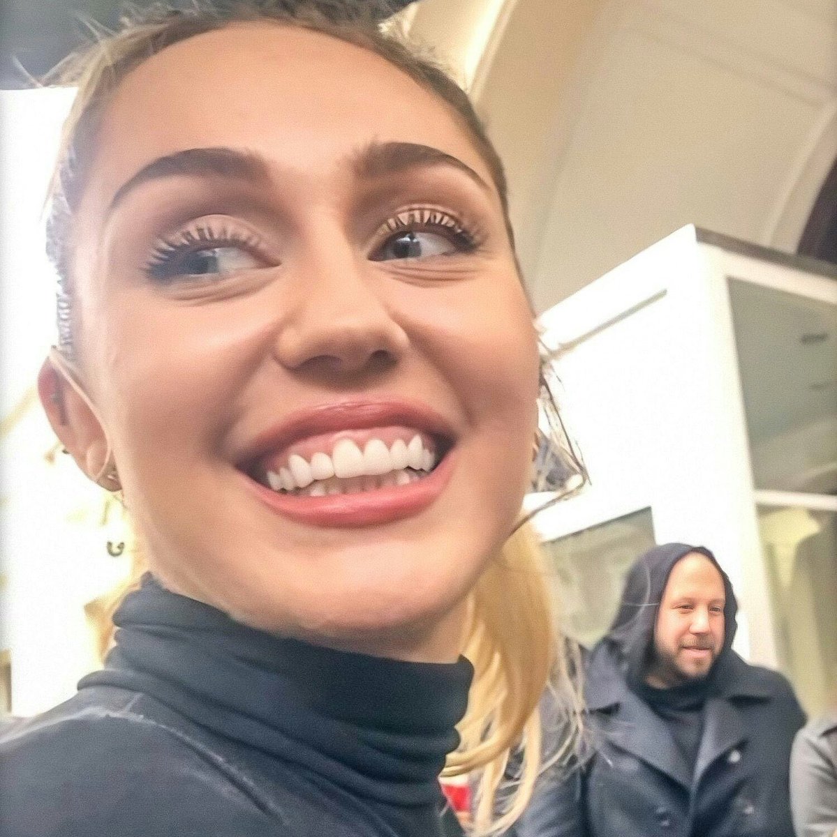 Miley Cyrus Smiling