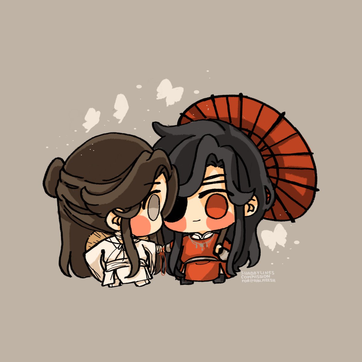 「an old hualian chibi for xie lian's birt」|abby | store open •ᴗ•のイラスト