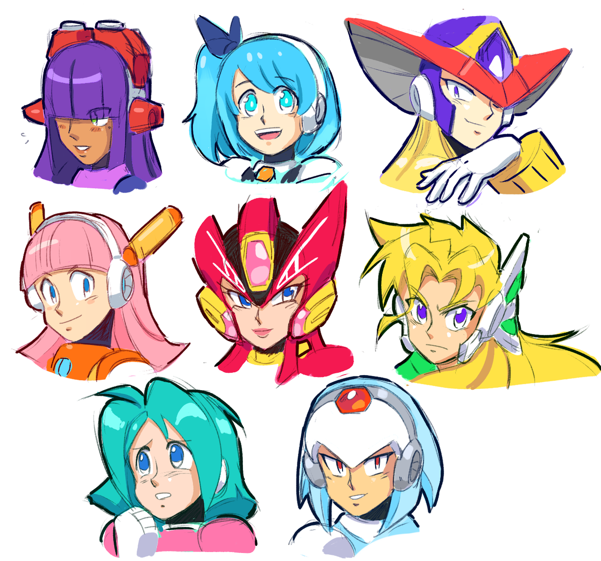Megaman X And Marty