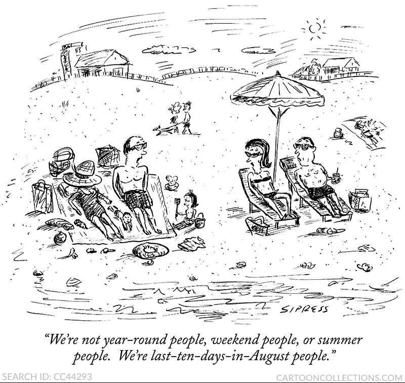 Cartoon August Summer