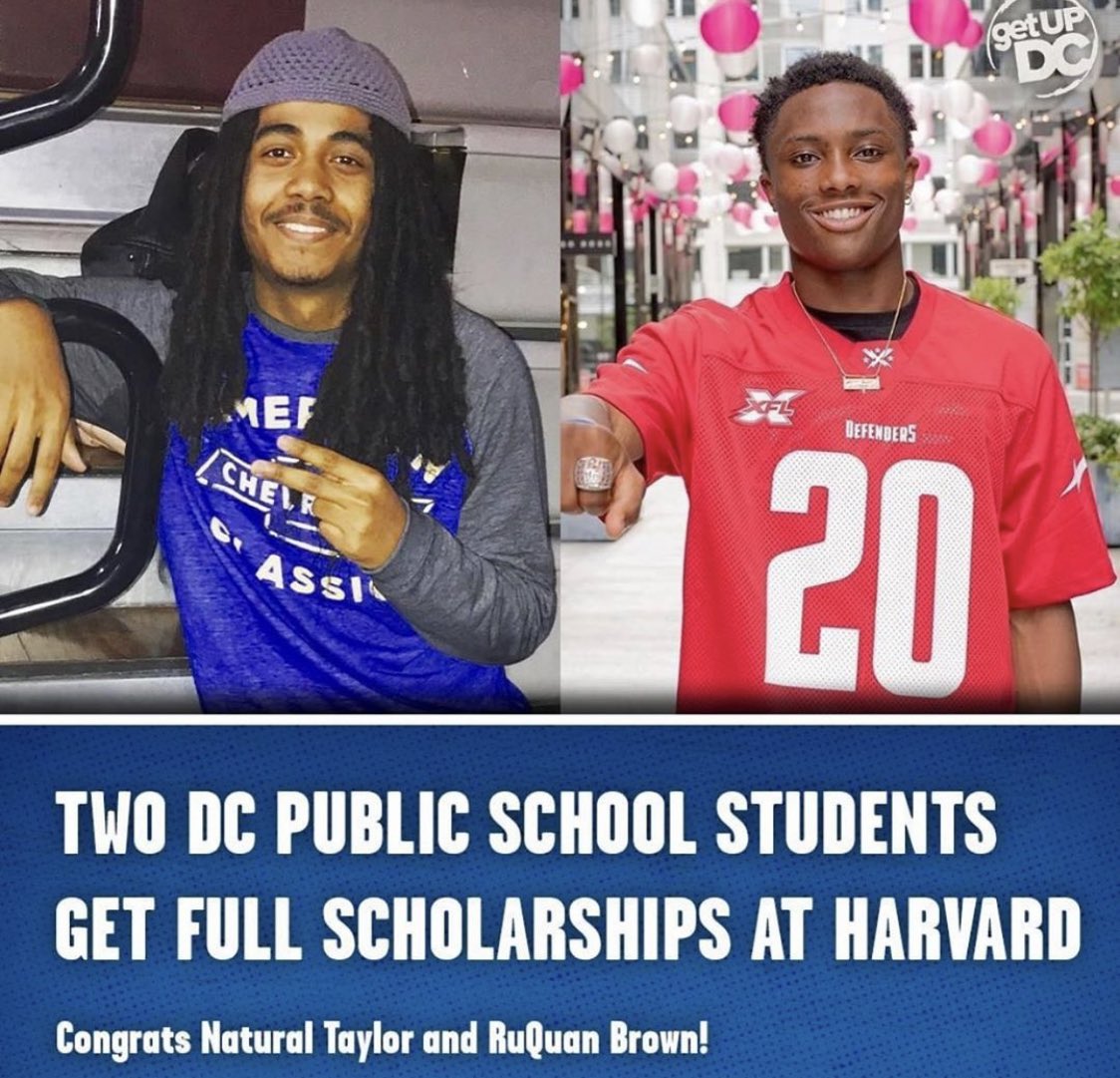 Hardwork pays off! ? DC students Natural Taylor & RuQuan Brown are ...
