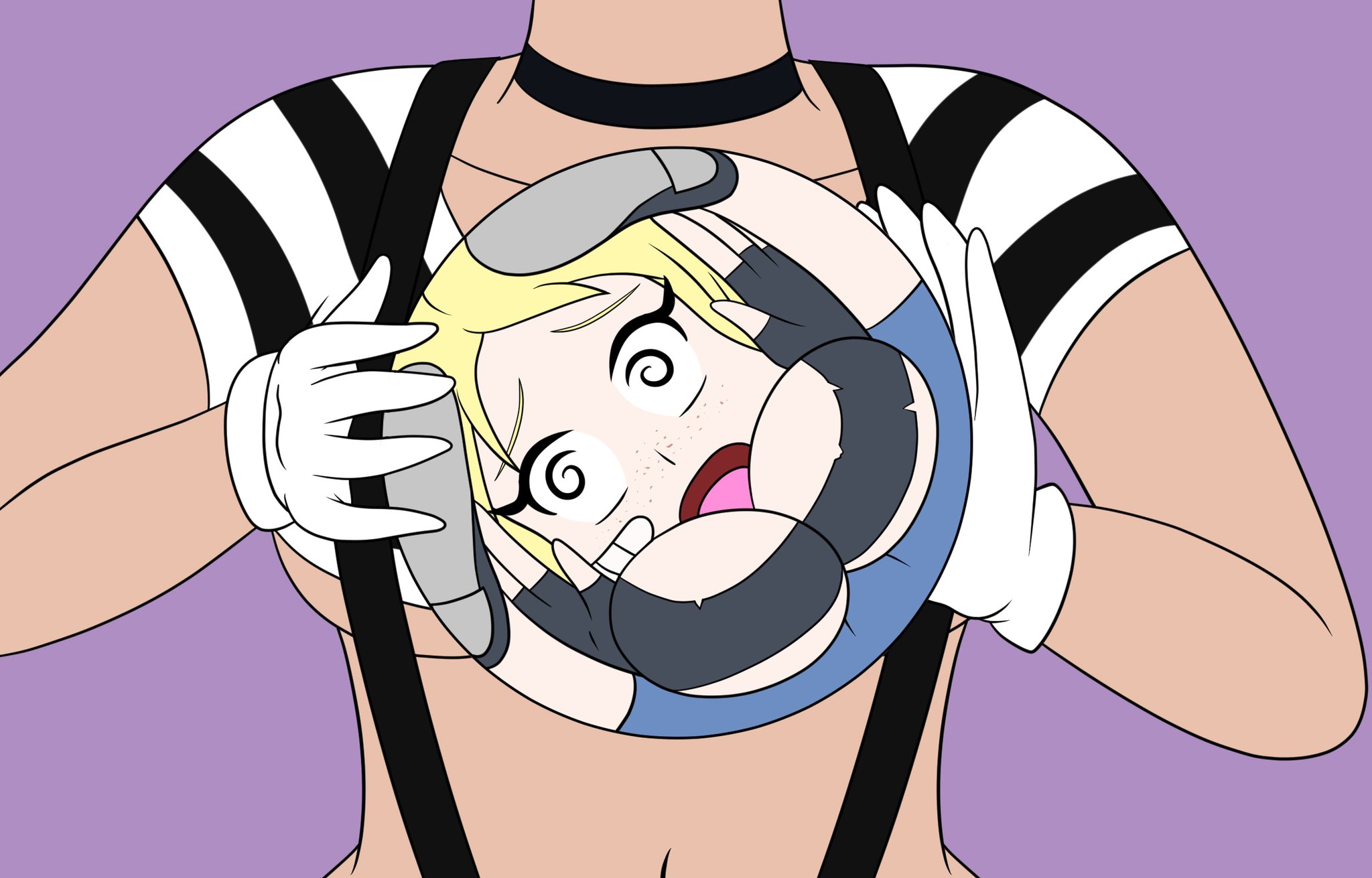 SugoiMyth 🔞 on Twitter: "Continuation from last post. The Mime turns her attention to Blizz ...