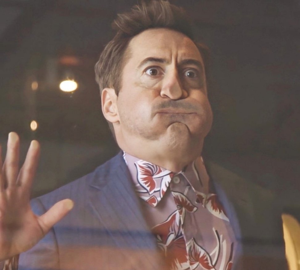 Robert Downey Jr Funny Face