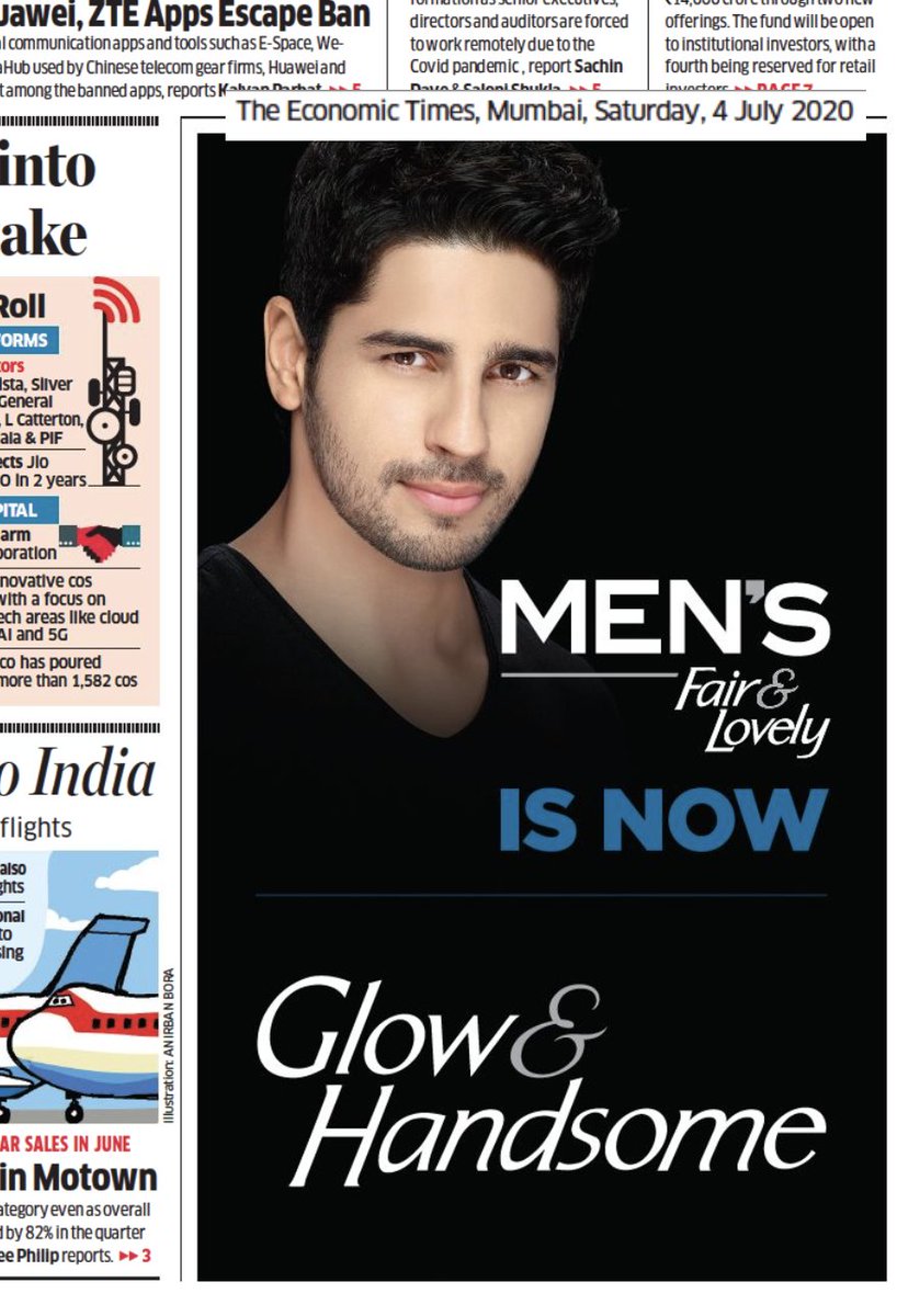 Thread by @beastoftraal: Here we go - HUL has a front-page ad in today ...