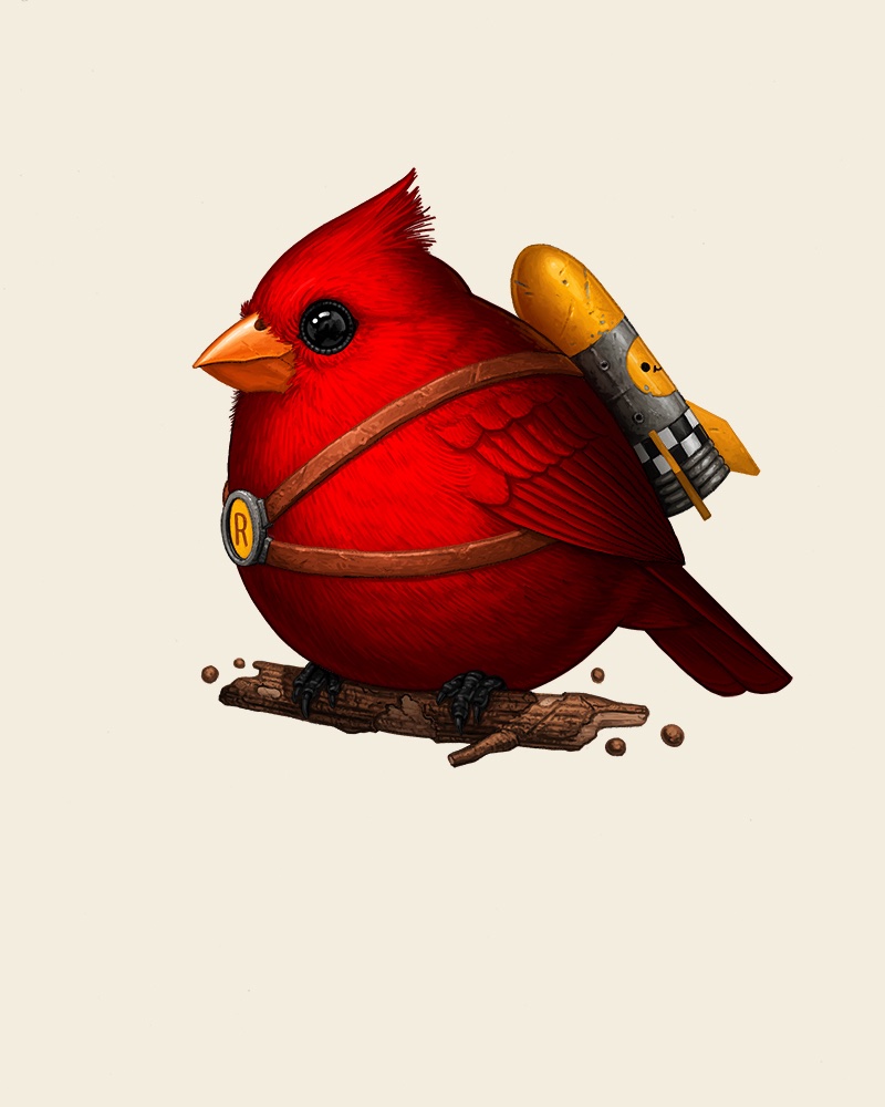 Fat Angry Birds Red Bird