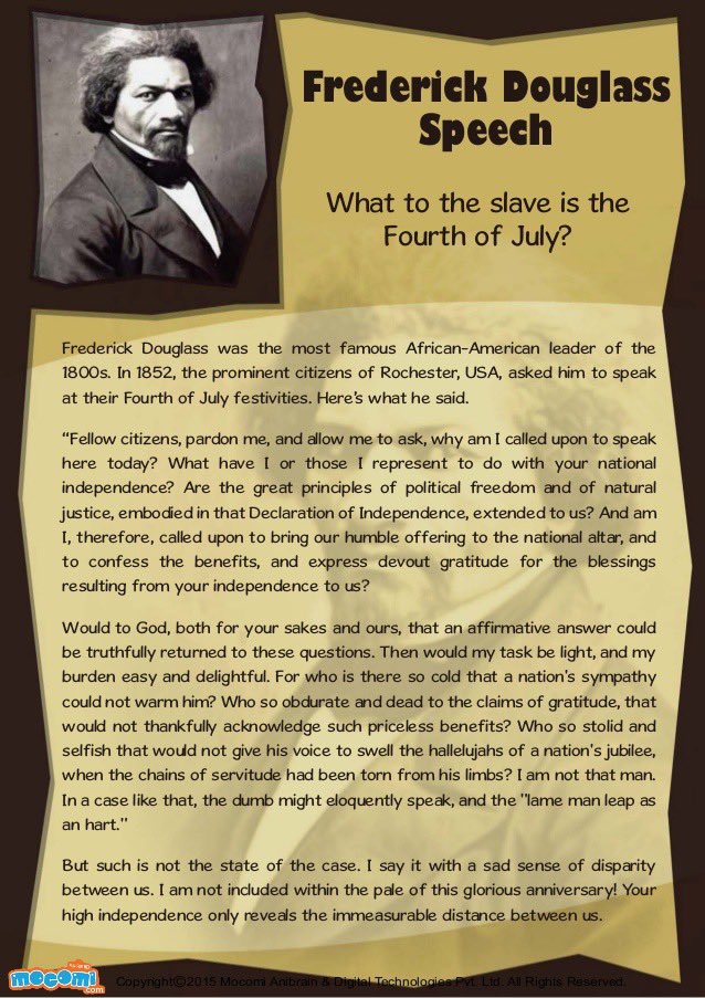 Frederick Douglass Speaking