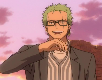 Roronoa Zoro With Glasses