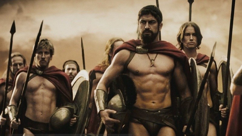 300 Gerard Butler Abs