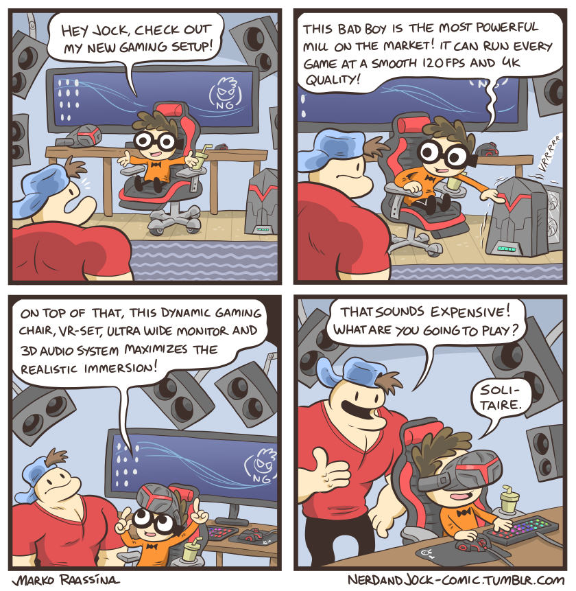 「Some gym-themed Nerd and Jock comics 」Marko (Nerd and Jock comics)の漫画