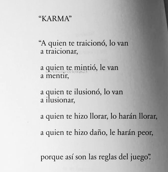 Karma Quotes In Spanish