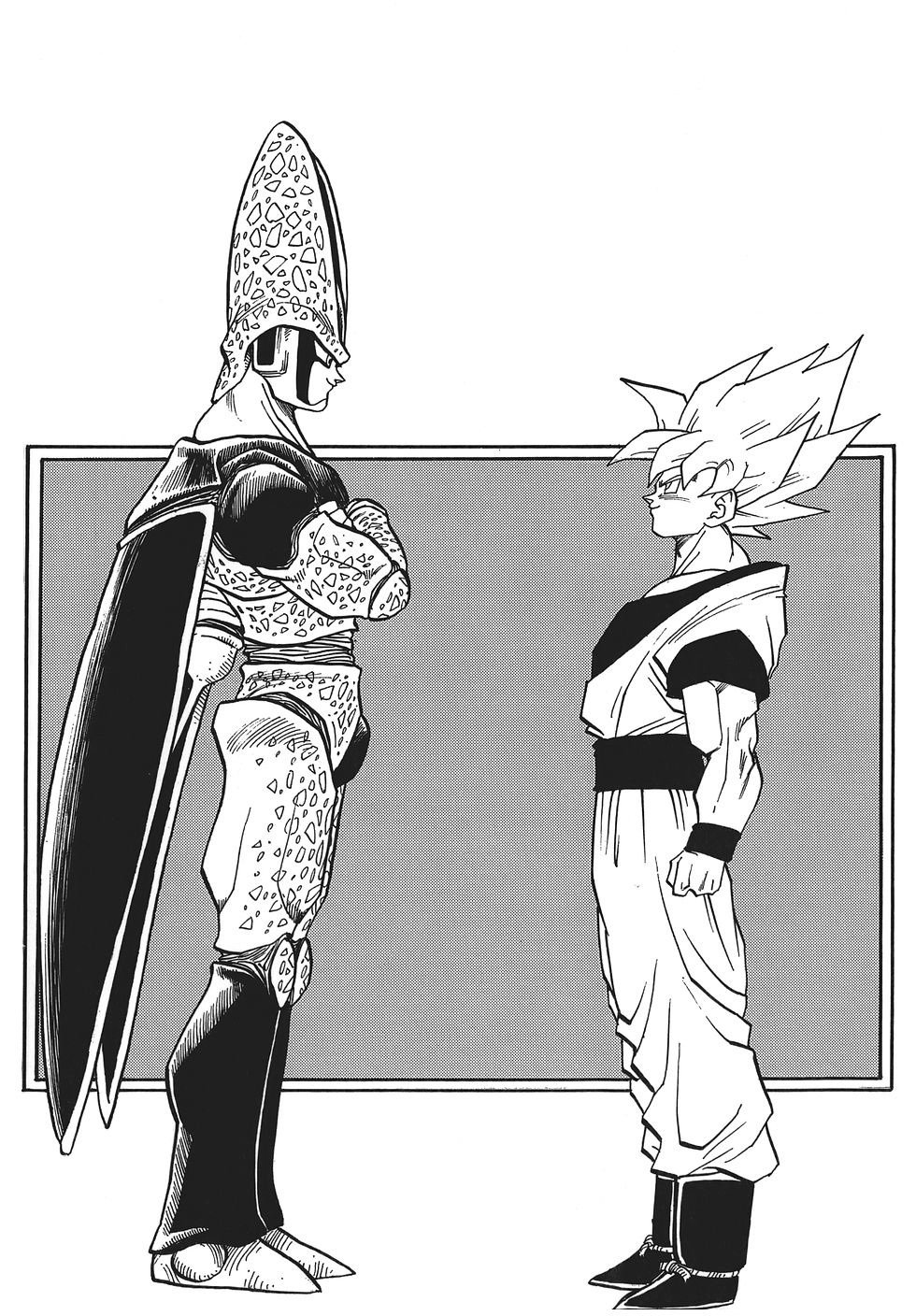 Goku Vs Cell Drawing