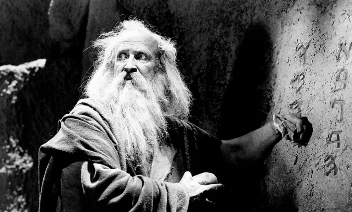 Charlton Heston Moses Gif