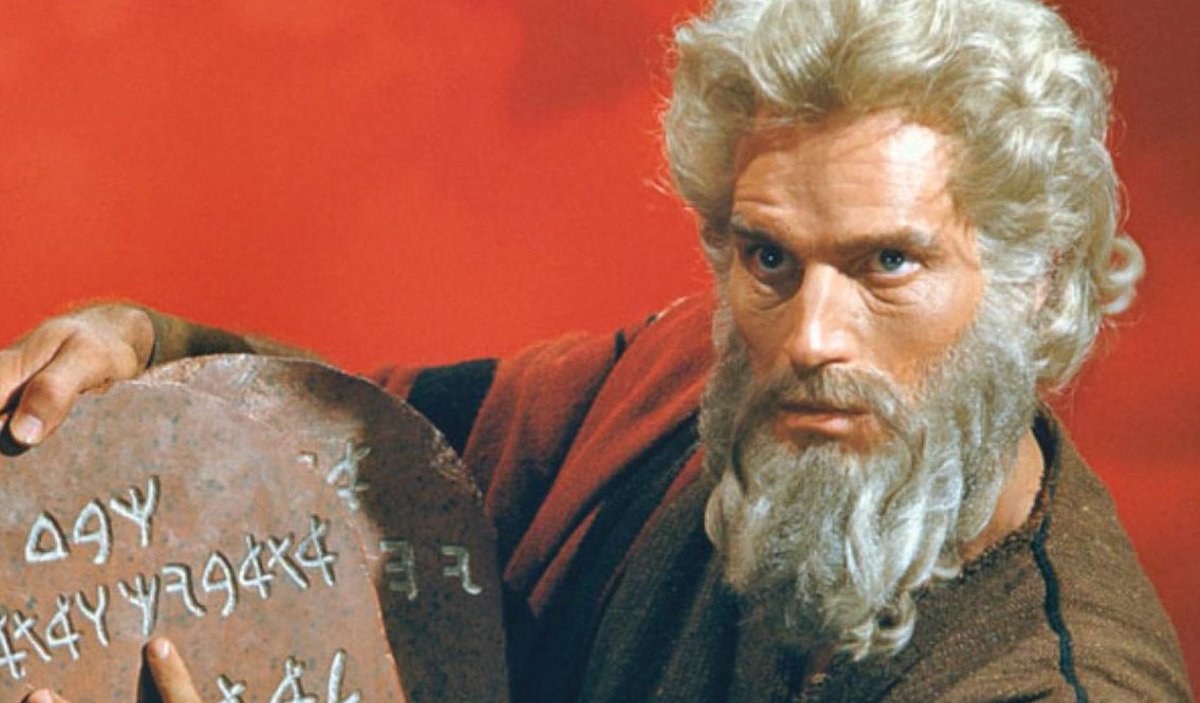 Charlton Heston Moses Gif