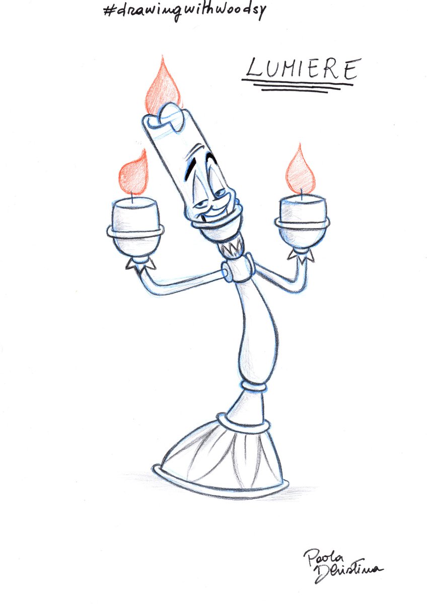 Beauty And The Beast Lumiere Drawing