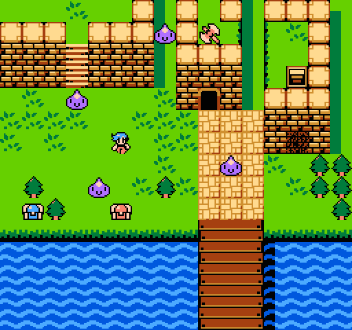 Dragon Warrior Nes Tiles