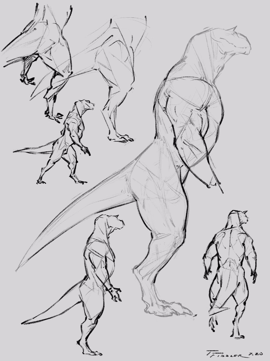 「On a Minotaur kick lately ?? #Sketch #drawing 」Taran Fiddlerの漫画