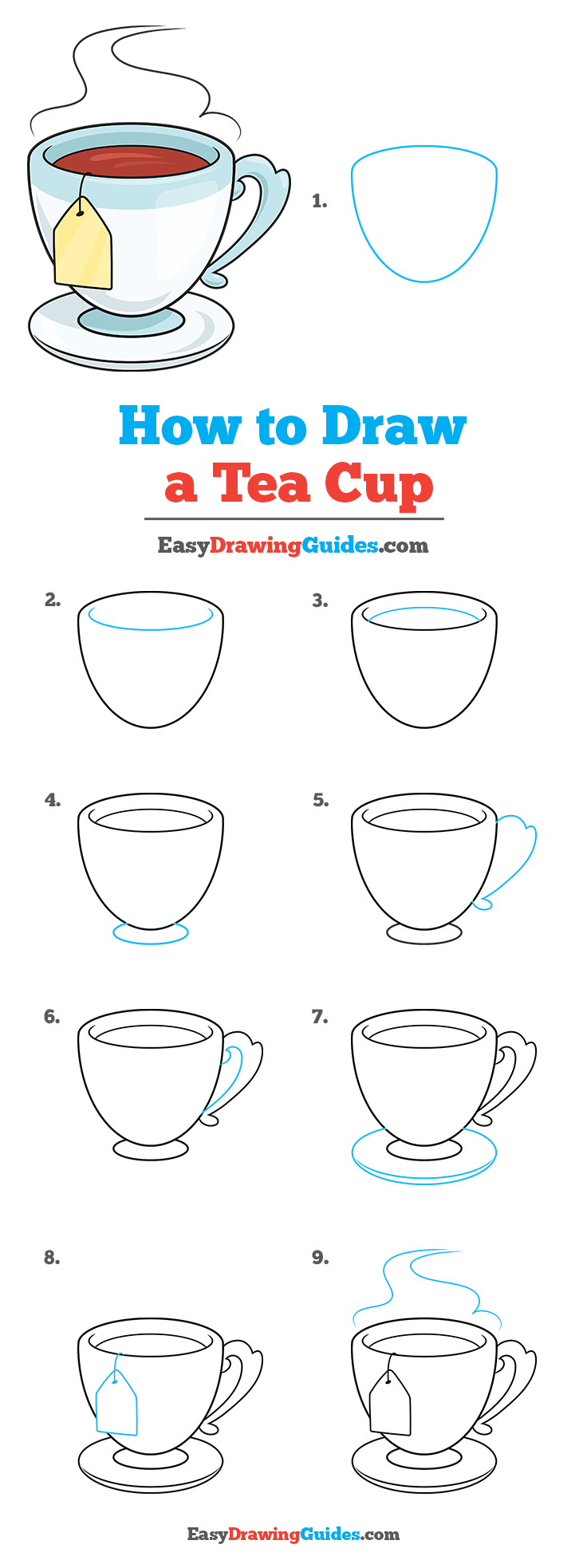 Tea Cup Drawing