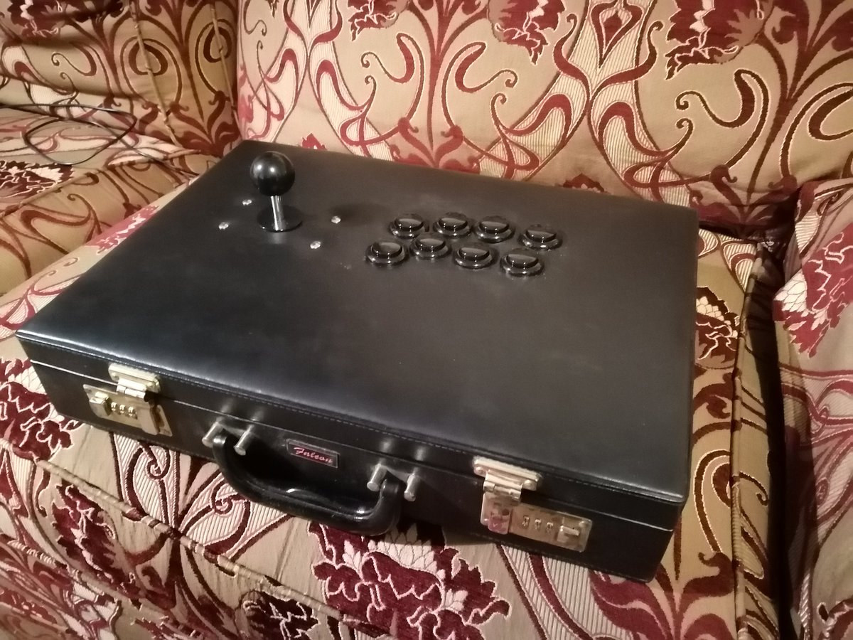 Fightsticks can be expensive...Luckily, I had a £3 briefcase laying ...