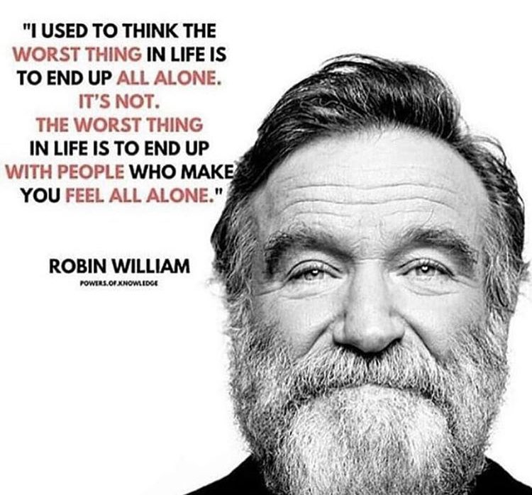 Robin Williams Quotes I Used To Think