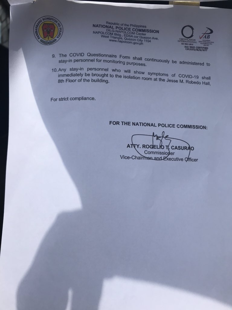 DILG-NAPOLCOM Center in Quezon City is placed under lockdown and will ...