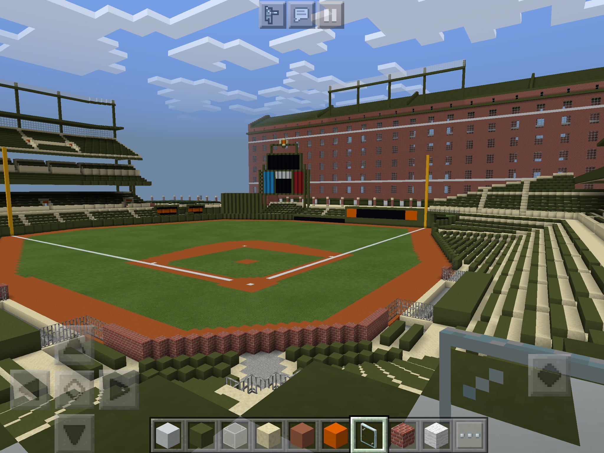 Minecraft Baseball Stadium