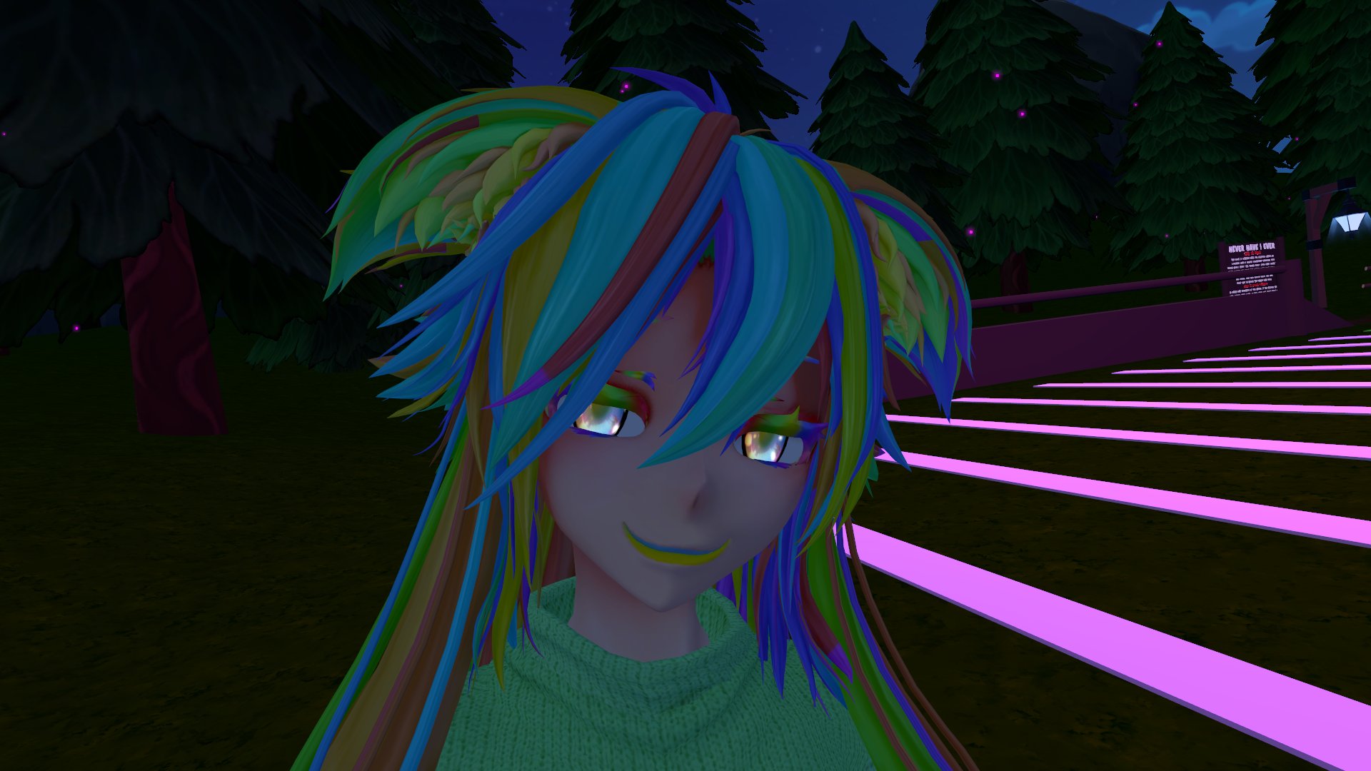 Ashunera アシュネラ VTuber on Twitter: "VIOLET FUSION!!! RAINBOW HAIR IMPROVED!! https://t.co ...