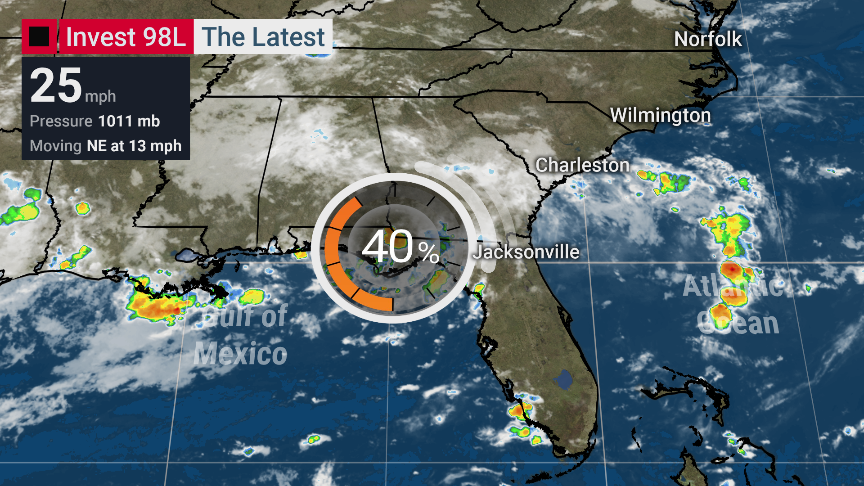 LIVE on The Weather Channel today, we're tracking Invest 98L and ...